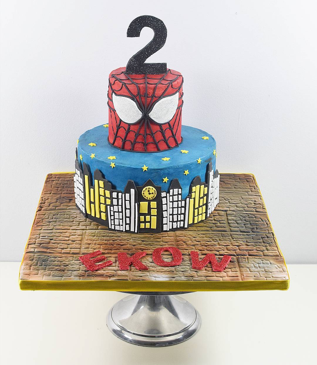 Spiderman Cake - 2 - Make Our Cake